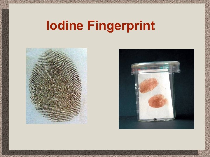 Fingerprints Fingerprints cannot lie but liars can make