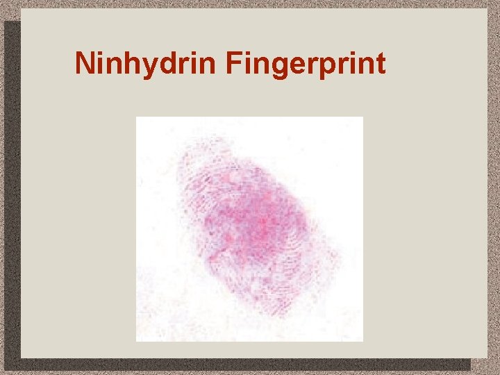 Fingerprints Fingerprints cannot lie but liars can make