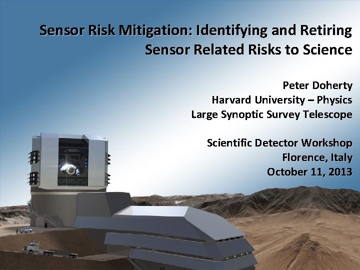 Sensor Risk Mitigation Identifying and Retiring Sensor Related