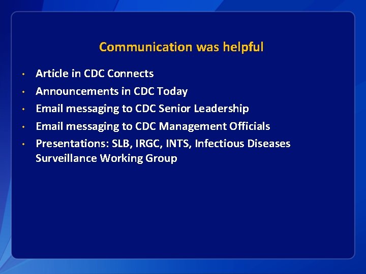 CDC Health Information Innovation Consortium August Forum Brian