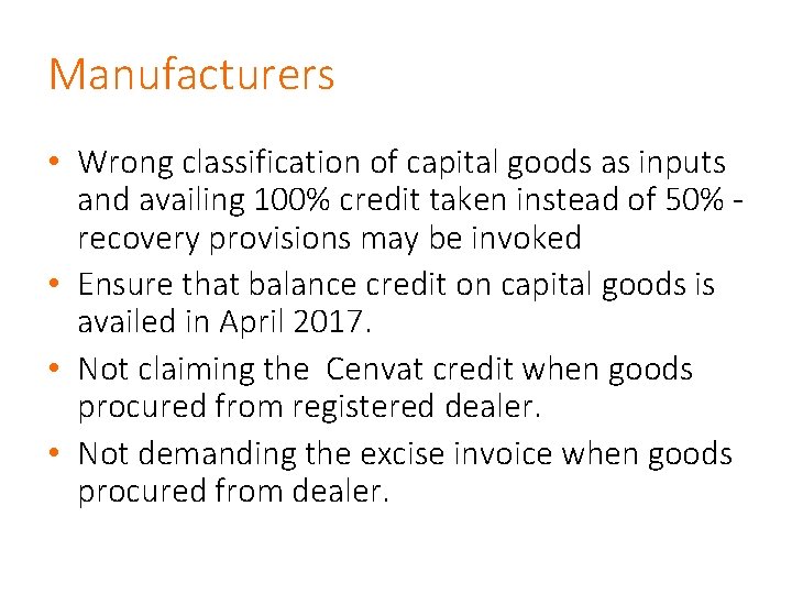 Common Errors to Correct Goods and Services Tax