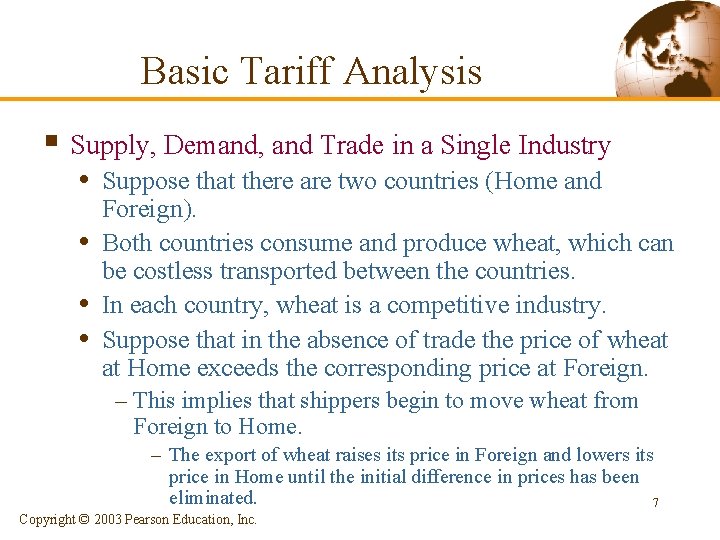 Chapter 8 The Instruments of Trade Policy Prepared