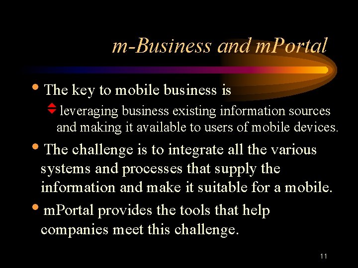 Why Mobile Your Business Professor Jason C H