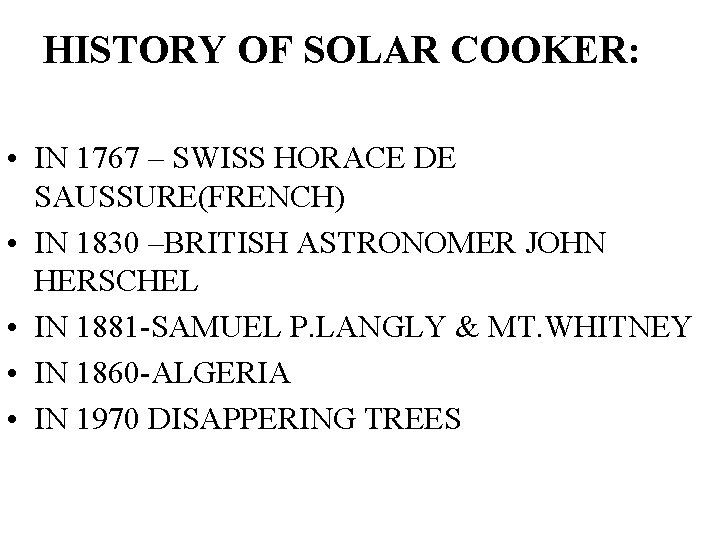 ABSTRACT Solar cooker is a device that allows