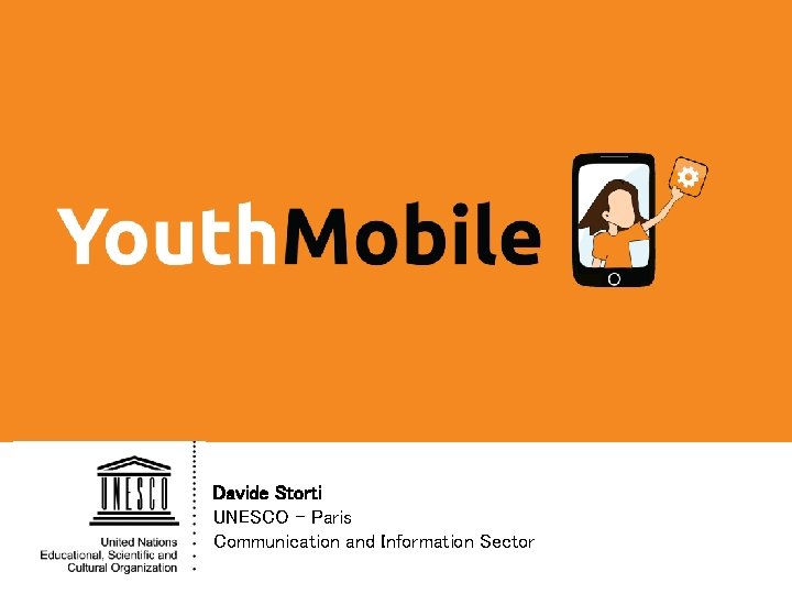 Davide Storti UNESCO Paris Communication and Information Sector