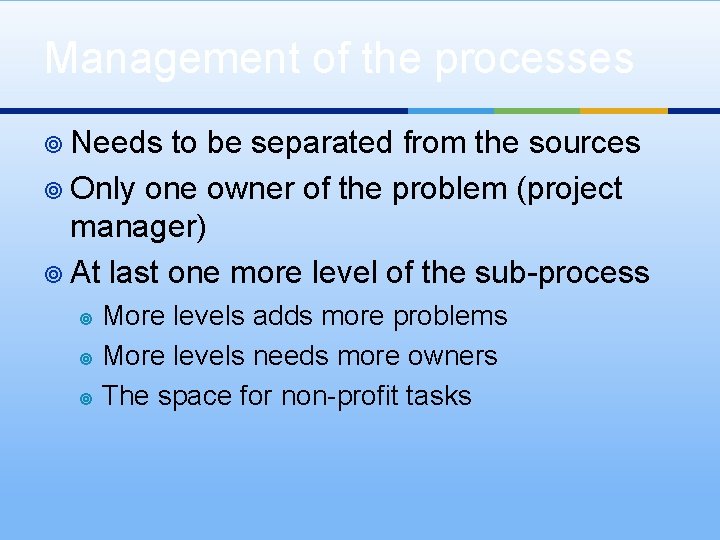 Management by competencies Theory of vitality Pyramid of