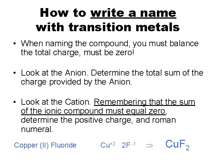 Naming Ionic Compounds Chemical Bonding IV Lewis Structures