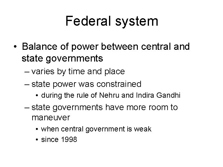 Politics of India Political Institutions Parties Republic of
