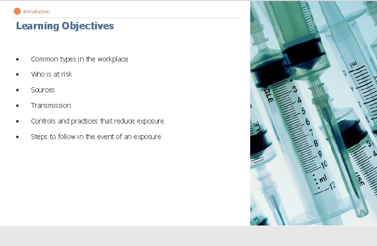 Bloodborne Pathogens Introduction How to Use this Presentation