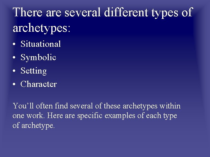 Archetypes The Building Blocks of Stories Definition of