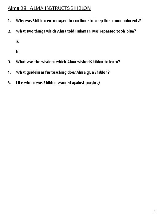 The Book of Alma 34 63 Book of