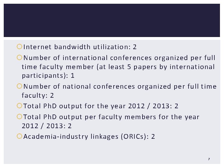 RANKING PARAMETERS OF UNIVERSITIES IN PAKISTAN HEC PERSPECTIVE