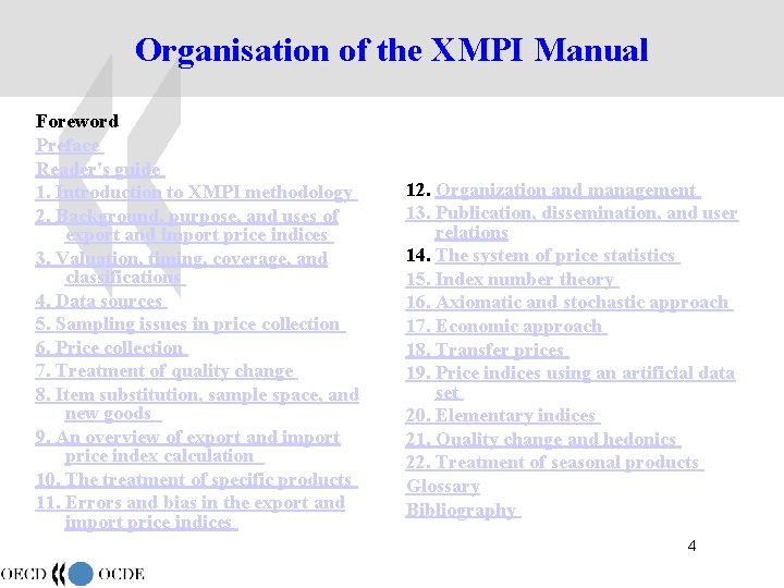 International Trade Statistics Expert Meeting September 2006 OECD