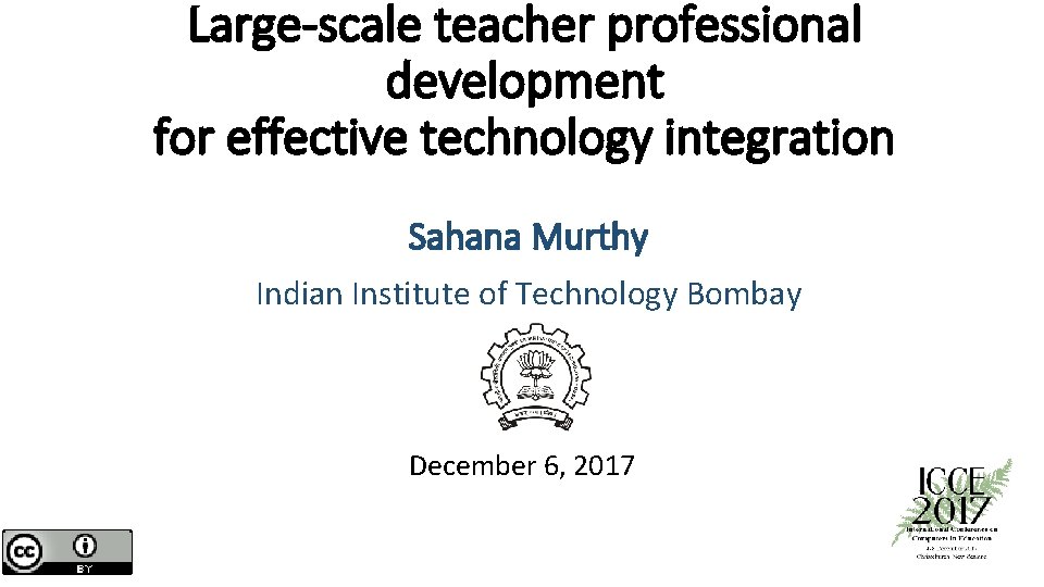 Largescale teacher professional development for effective technology ...