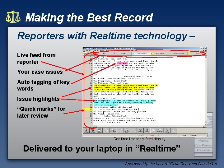 Making the Best Record Presented by Your name