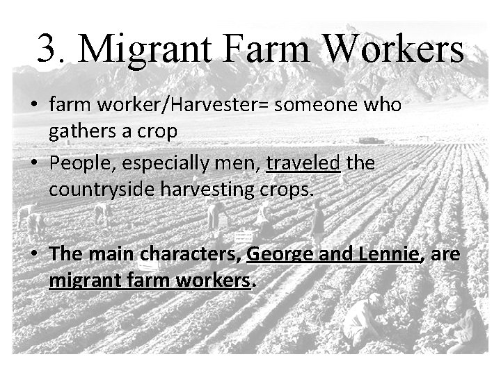 Of Mice and Men Intro Mrs Livaudais Spring