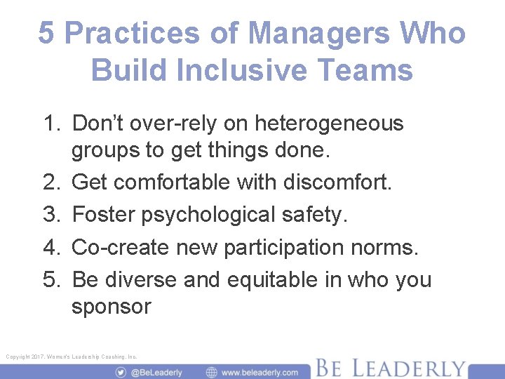 5 Practices of Managers Who Build Inclusive Teams