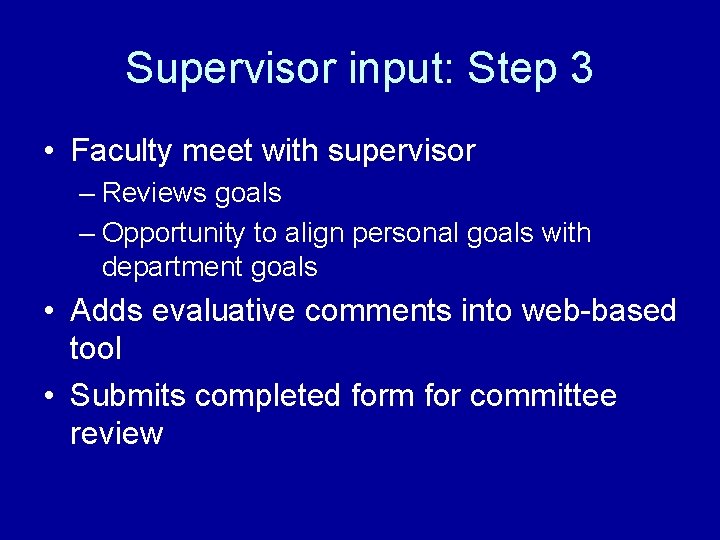 Faculty Peer Review Laura Goldman MD Suki Tepperberg