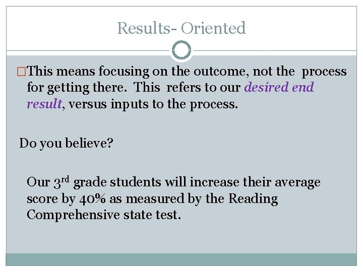 Professional Learning Communities GUIDED BY SMART GOALS SMART