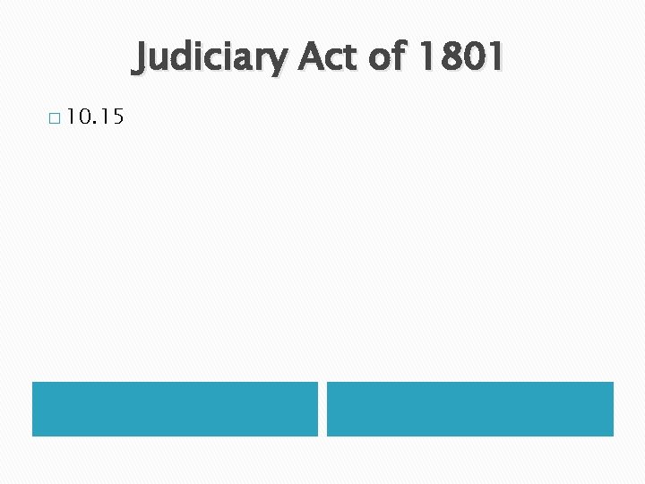 Bell Ringer How does the judicial system provide