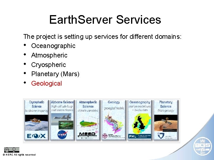 Earth Server an FP 7 project to enable