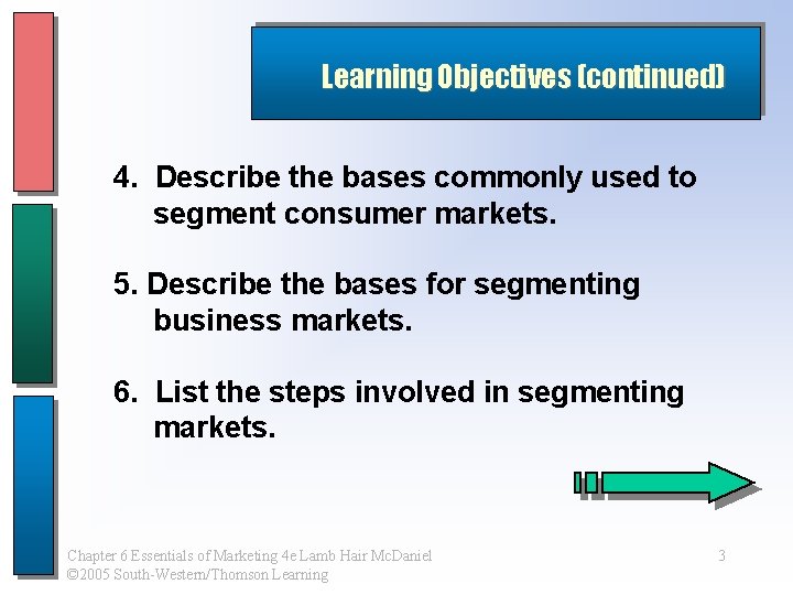 Segmenting and Targeting Markets Chapter 6 Prepared by