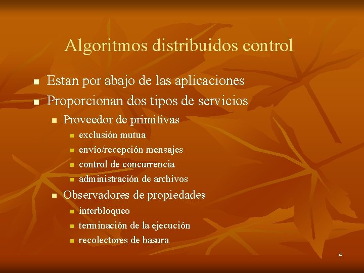 Algoritmos de Control Caractersticas y ejemplos 1 Algoritmos