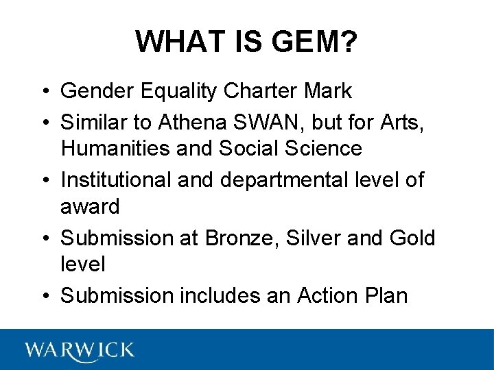 ECU Gender Equality Charter Mark GEM Sandra Beaufoy