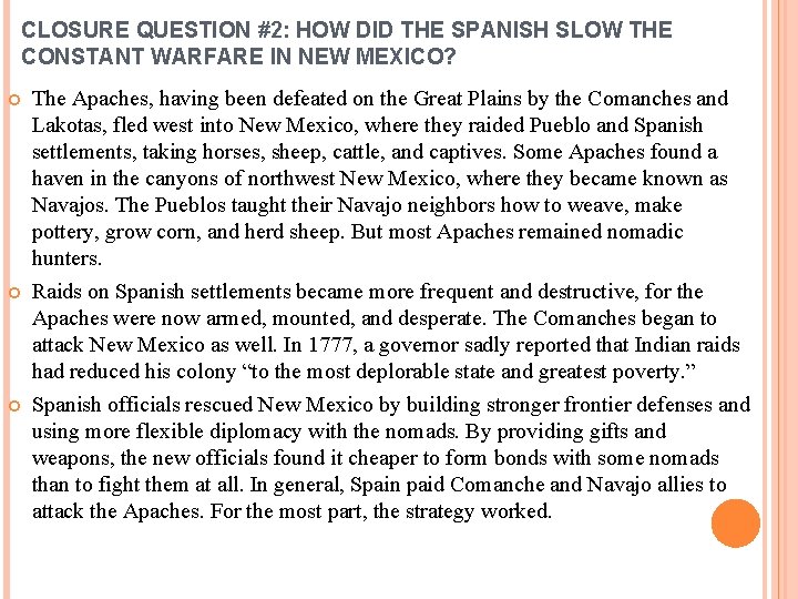 MANIFEST DESTINY Unit 6 United States History EL