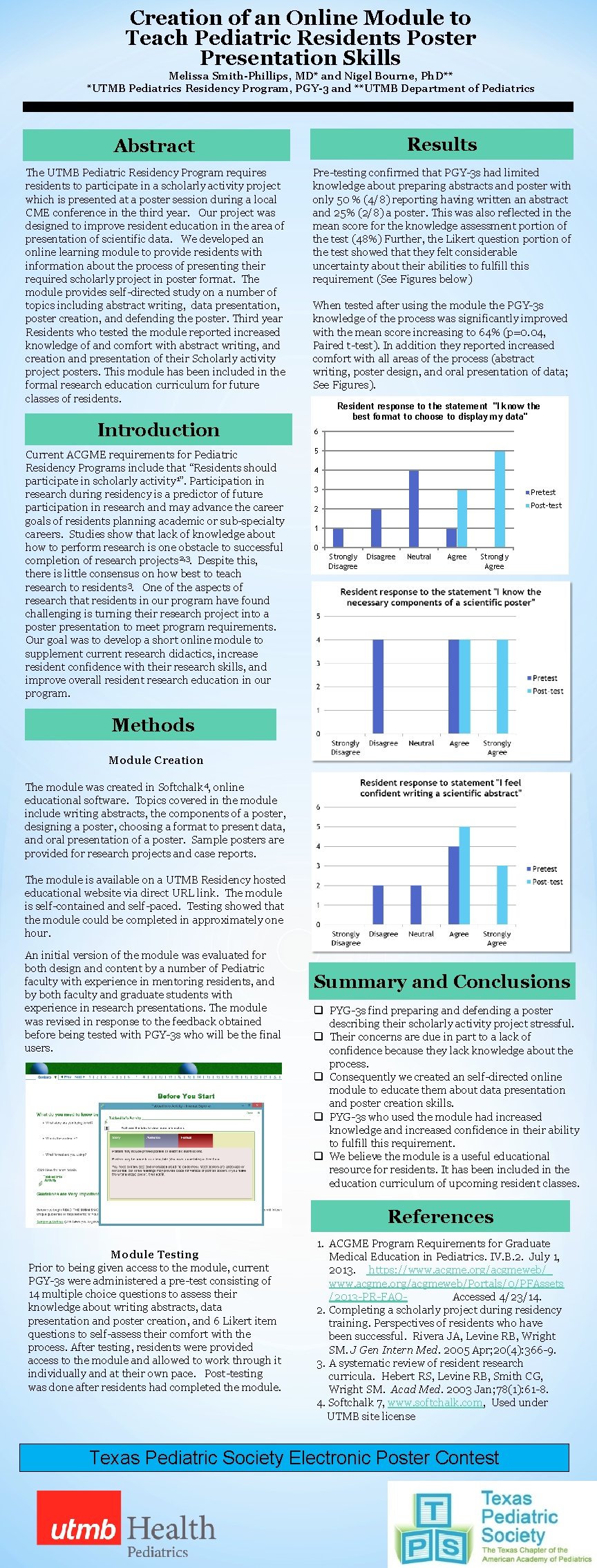 Creation of an Online Module to Teach Pediatric