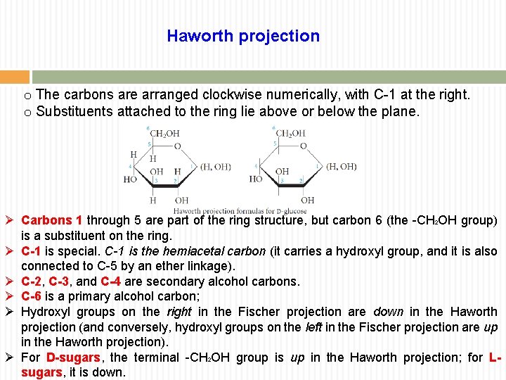 Organic Chemistry 145 CHEM Carbohydrates Carbohydrates o The