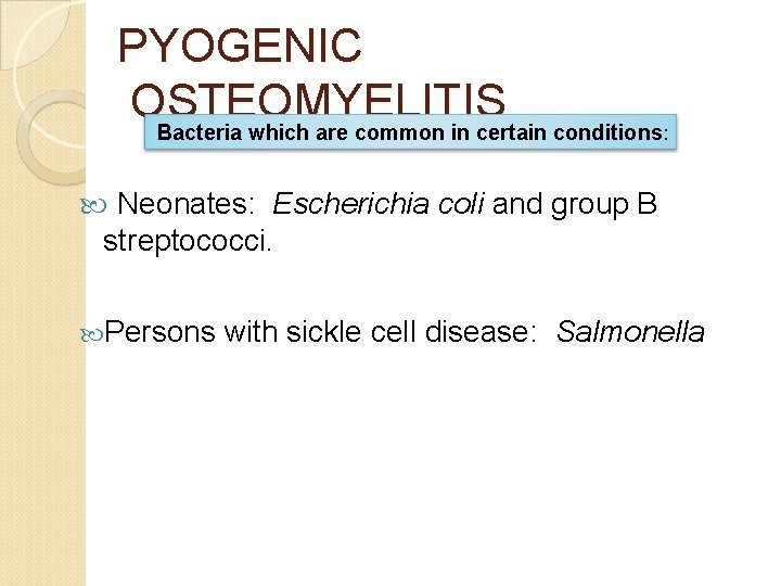 MUSCULOSKELETAL BLOCK Pathology OSTEOMYELITIS and SEPTIC ARTHRITIS Dr