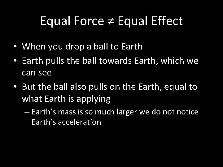 Newtons Third Law Foundations of Science Objectives Explain