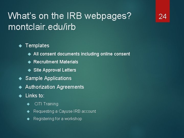 1 IRB 2 0 MSU Human Subjects Protection