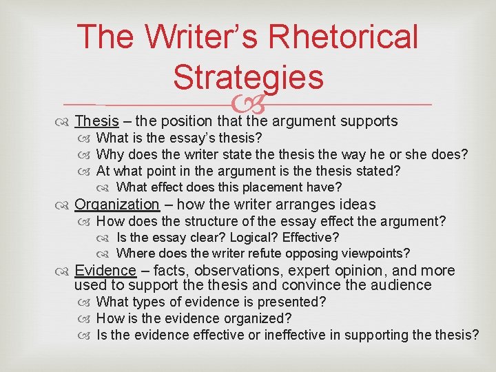 Chapter 4 Writing a Rhetorical Analysis ENG 102