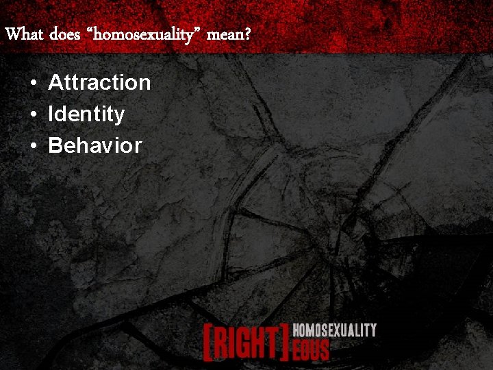 Why talk about homosexuality Defining social issue of