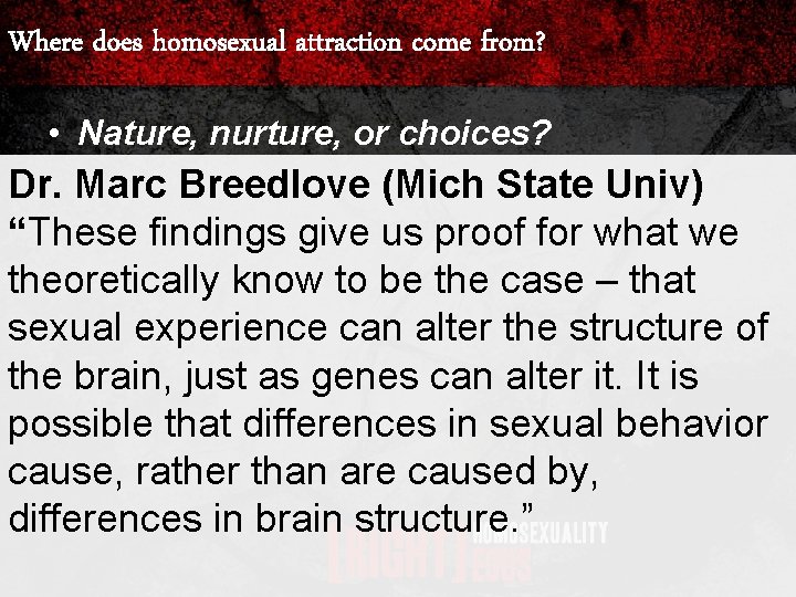 Why talk about homosexuality Defining social issue of