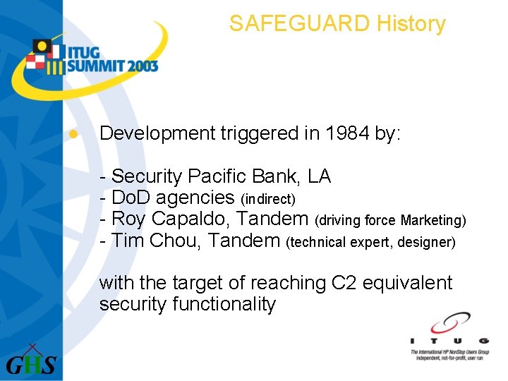 Setting up SAFEGUARD Safe and Easy A Users