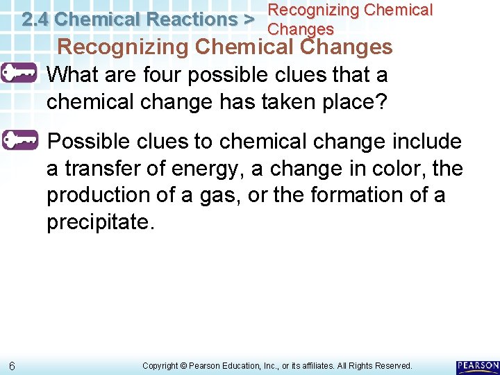 2 4 Chemical Reactions Chapter 2 Matter and