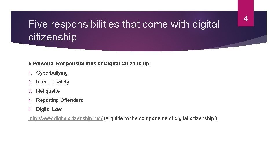 Digital rights and responsibilities 2 What are digital