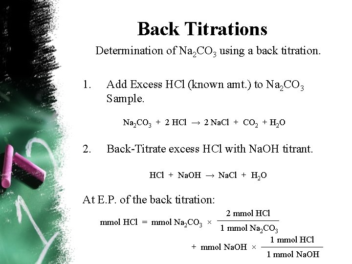 CHE 1316 Laboratory Measurements Techniques LECTURE 5 Titration