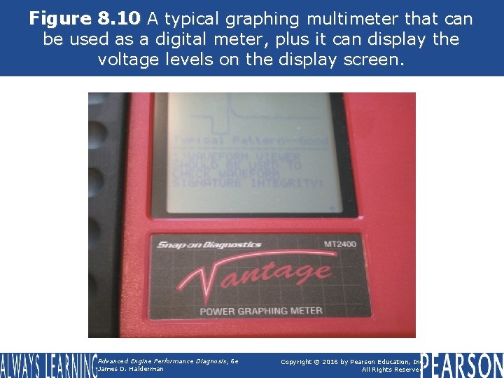 ADVANCED ENGINE PERFORMANCE DIAGNOSIS CHAPTER 8 Oscilloscopes and