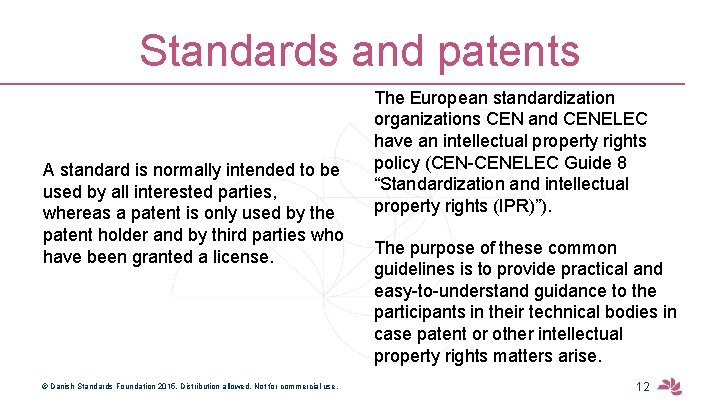 A World Built on Standards A Presentation for