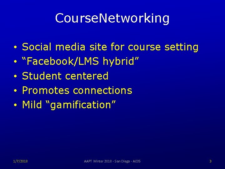 Creating Online Communities of Learning by Using Social
