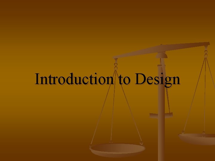 Introduction to Design What is Design n Blueprint