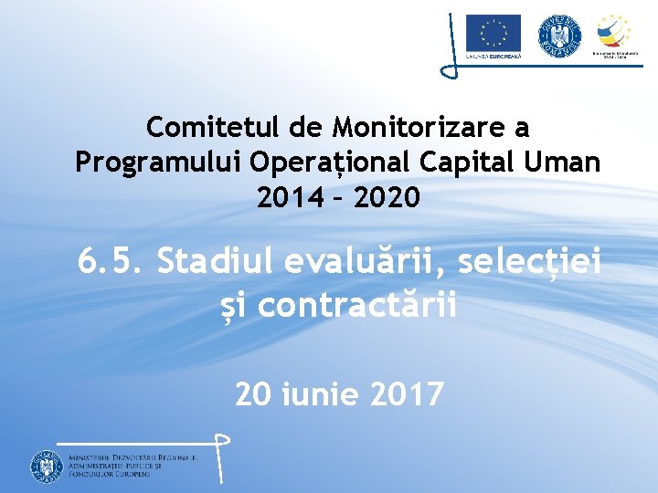 Comitetul de Monitorizare a Programului Operaional Capital Uman