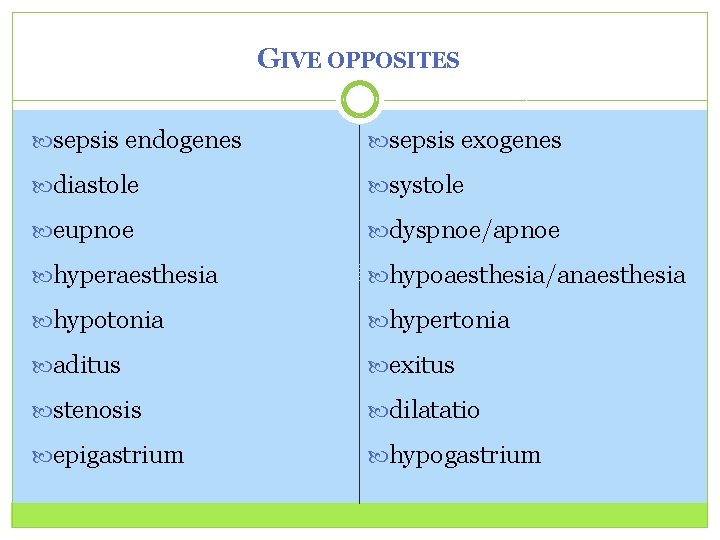 Basic Medical Terminology II SEMINAR 8 9 q