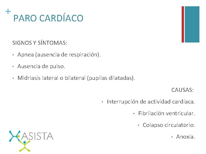 PARO CARDIORESPIRATORIO Reanimacin Cardiopulmonar PARO RESPIRATORIO ...