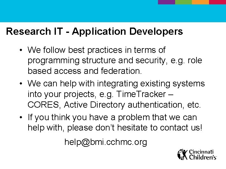 Custom Software Development for Clinical and Basic Research