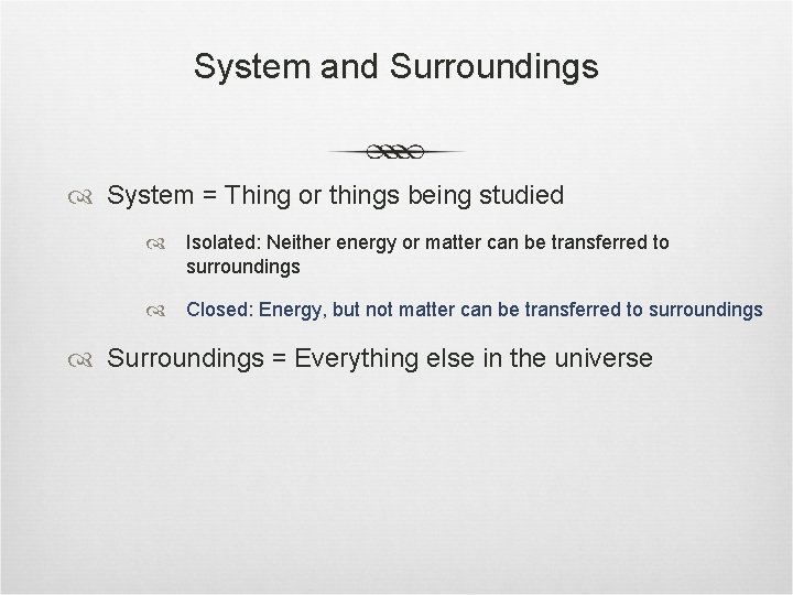 Welcome back Remember to sit in the middle